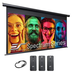 Elite Screens Spectrum 100" 16:9 4K/8K MaxWhite 2 Motorized Projection ...