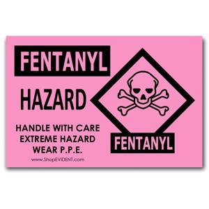 Evident Fentanyl Hazard Labels, 250 Pack - Adorama