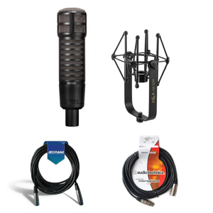 Electro-Voice RE320 Microphone With Shockmount & Cables - Adorama