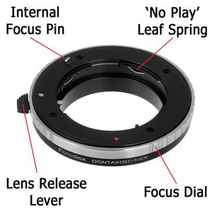 Fotodiox Lens Mount Adapter for Contax G Rangefinder Lens to Sony Alpha ...