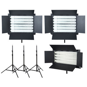 FloLight KIT-FL-330AWD3GR 5400K Daylight 5-Point Fluorescent Lighting Kit