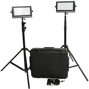FloLight Daylight LED Travel Video 2-Light Kit, Includes 2x MicroBeam ...