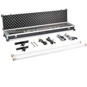 Film Gear LED Flo-Box Single 4' Twin Kit, Includes 2 LED Flo 4' T12 ...