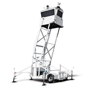FLIR SkyWatch Mobile Surveillance and Deterrence Tower - Adorama