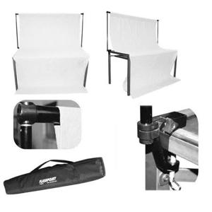 Flashpoint 39in Portable Background System, Cyclorama - Adorama