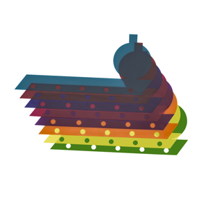 Used Flashpoint Creative Color Gel Kit For Xplor300 Pro and Godox AD300 Pro Monolights