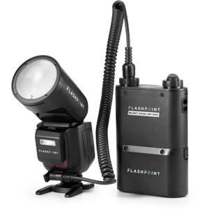 Flashpoint Zoom Li-on X PRO TTL Round Flash With BP-960 Power Pack for ...