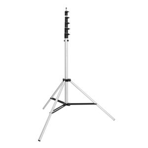 Flashpoint Pro Air-Cushioned Heavy-Duty Light Stand (Chrome 15.7') FP-S ...