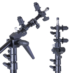 Flashpoint 11.5' 5-Section Super Light Stand/Boom Extension/Reflector ...