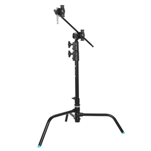 Flashpoint 20" Quick Release Turtle Base C-Stand Kit, Grip Head & Arm (Black) CT20-K-B