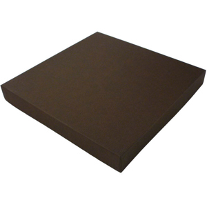 Print File Square Proof Box, 10.5x10.5x1", Brown - Adorama