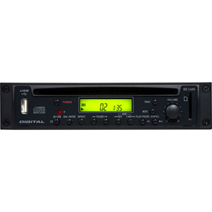 Galaxy Audio RM-CD Rack Mount CD/MP3/SD/USB CD Player with Remote ...