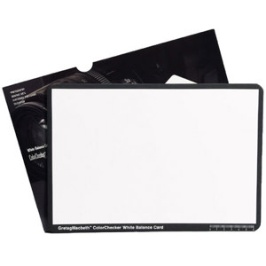 X-Rite Colorchecker Custom White Balance Card, 8.25x11 - Adorama