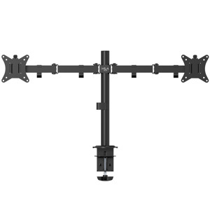 H&A Heavy Duty Steel Fully Adjustable Dual Monitor Desk Mount Stand ...