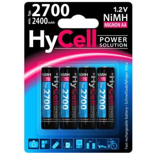 HyCell by Ansmann Mignon AA NiMH Rechargeable Batteries, 4 Pack