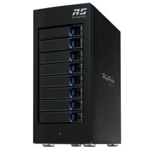 HighPoint RocketStor 6418S 6Gb/s SAS/SATA 8-Bay Storage Tower Enclosure ...
