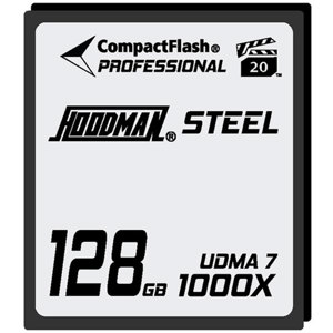 Hoodman Steel 128GB CompactFlash Memory Card, UDMA 7, 1000x High Speed