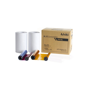 HiTi 8x12" Print Kit for P910L Photo Printer, 2-Rolls 87.PDM02.10XT