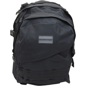 Humvee Gear CampCo Humvee Double Reinforced Day Pack Gear Bag, Black