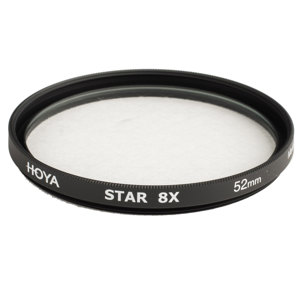 Hoya 52mm Creative Star 8X Cross Screen Glass Filter HR-52STAR8