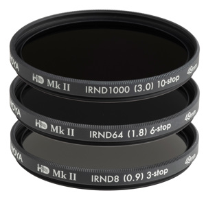 Hoya 49mm HD MKII IRND Neutral Density Filters Kit XHDII-49IRNDKIT