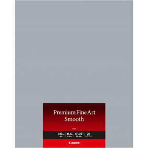 Canon Premium Smooth Matte Cotton Fine Art Paper (17x22"), 25 Sheets