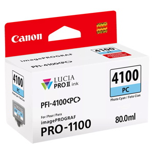 Canon PFI-4100 80ml Pigment Ink Tank for imagePROGRAF PRO-1100, Photo ...