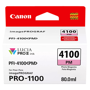 Canon PFI-4100 80ml Pigment Ink Tank for imagePROGRAF PRO-1100, Photo ...