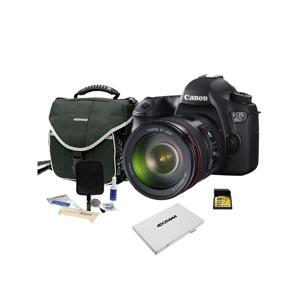 Canon EOS-6D 20.2 MP Digital SLR Camera Kit w/Canon EF 24-105mm ...