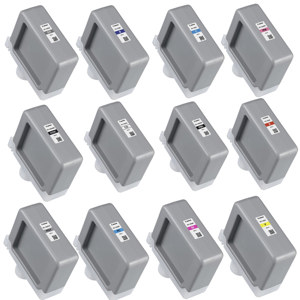 Canon PFI-1100 160ml Complete Pigment Ink Tank Bundle for imagePROGRAF Printers