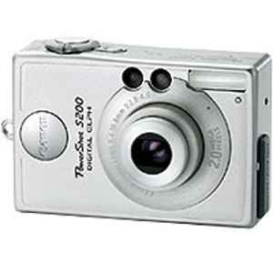 Used Canon Powershot S200 Digital Elph Camera 2.1 Megapixel, 2X zoom/2 ...
