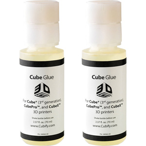 3D Systems 2.37 fl oz Cube Glue for Cube 3rd Gen, CubePro & CubeX 3D, 2 ...