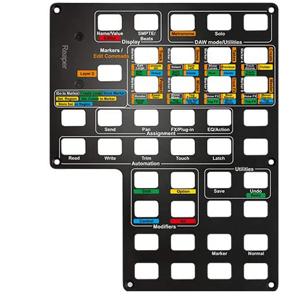 ICON Digital Reaper Auto-Detect Panel for Qcon Pro X Control Surface