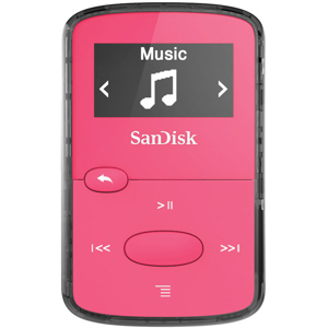 SanDisk 8GB Clip Jam MP3 Player, Pink - Adorama