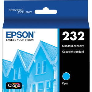 Epson Claria T232 Standard Cyan Ink Cartridge for Expression Home ...