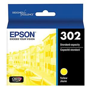Epson 302 Yellow Inkjet Cartridge with Sensor T302420-S - Adorama