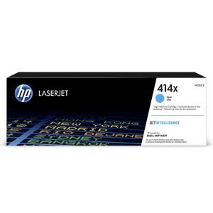 HP 414X High-Yield Original LaserJet Toner Cartridge, Cyan W2021X