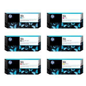 HP 745 130mL Ink Cartridge for DesignJet Z5600/Z2600 Inkjet Printers ...
