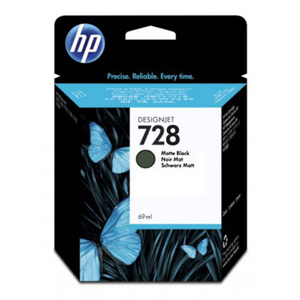 HP 728 69-ml Matte Black DesignJet Ink Cartridge - Adorama