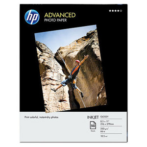 HP Advanced Glossy Photo Paper (8.5x11"), 50 Sheets Q7853A - Adorama