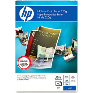 HP Q8842A Color Laser Photo Paper Glossy 4x6-100 Sheets - Adorama