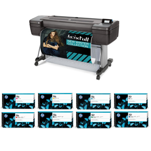 HP DesignJet Z9+ Large Format PostScript Photo Printer, 44" Inkjet ...