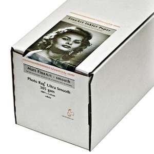 Hahnemuhle Photo Rag White Matte Inkjet Paper, 305 gsm, 24"x39' Roll ...