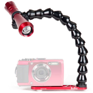 Ikelite Tough Tray with Gamma II Dive Light and Flex Arm for Waterproof ...