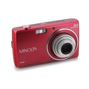 Minolta 5Z 20MP HD Digital Camera w/5x Optical Zoom, Red - Adorama