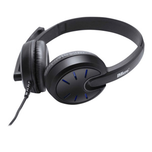 iMicro SP-ME292 Wired On-Ear Gaming Headset, Black SP-IMME292