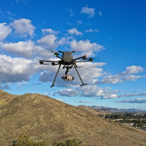 Inspired Flight IF1200A Hexacopter with Blue Herelink Ground Control ...