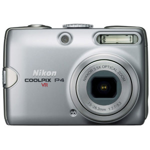 Nikon Coolpix P4 Digital Camera, 8.1 Megapixel, 3.5x Optical Zoom, 2.5 ...