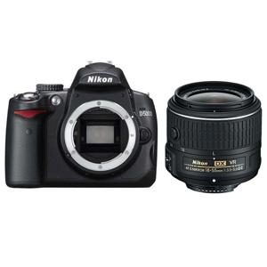 Nikon D5000 DX-Format DSLR Camera Body W/8-55mm f/3.5-5.6G AF-S Lens ...