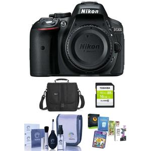 Nikon D5300 DSLR Camera Body with Free Accessories - Black - Adorama